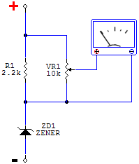 TheBackShed.com - Expanded scale voltmeter.